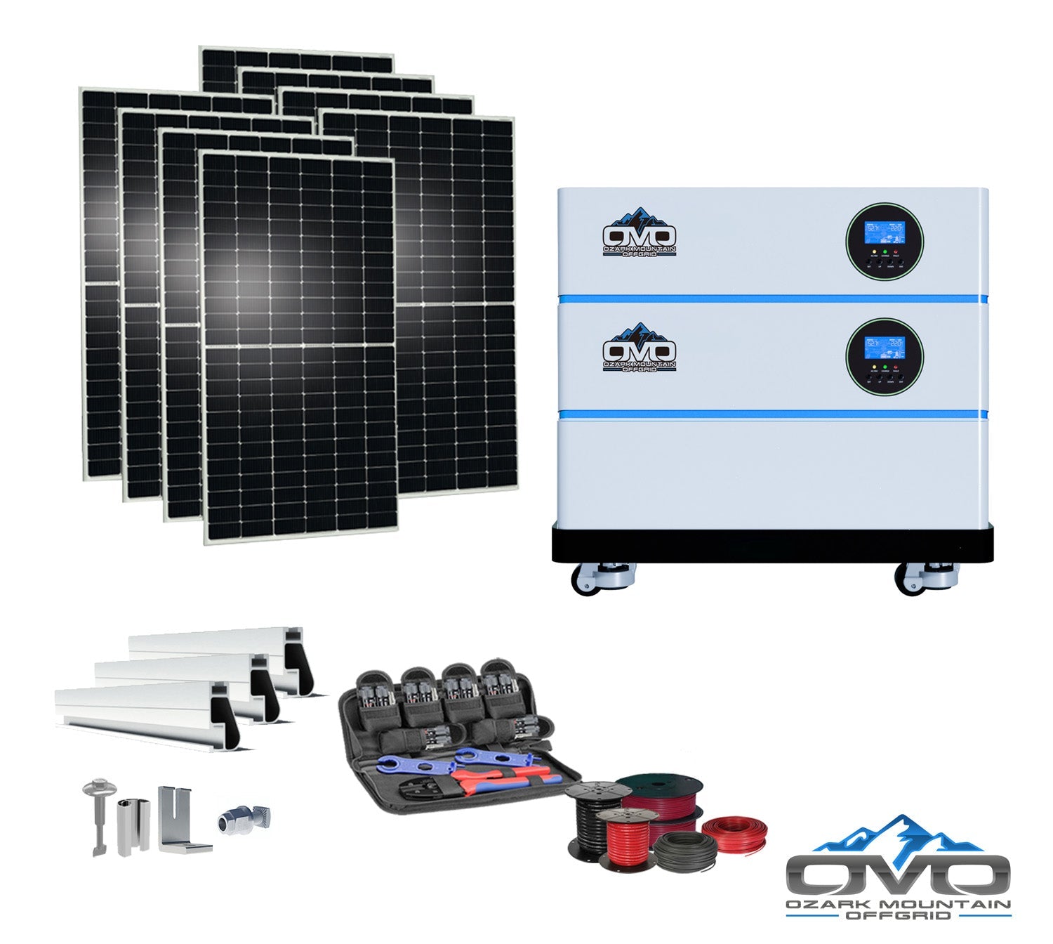 4.4KW OMO All-In-One Customizable Stacking Inverter/Battery System 120 ...