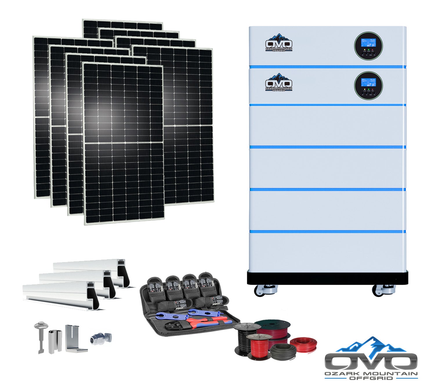 4.4KW OMO All-In-One Customizable Stacking Inverter/Battery System 120 ...