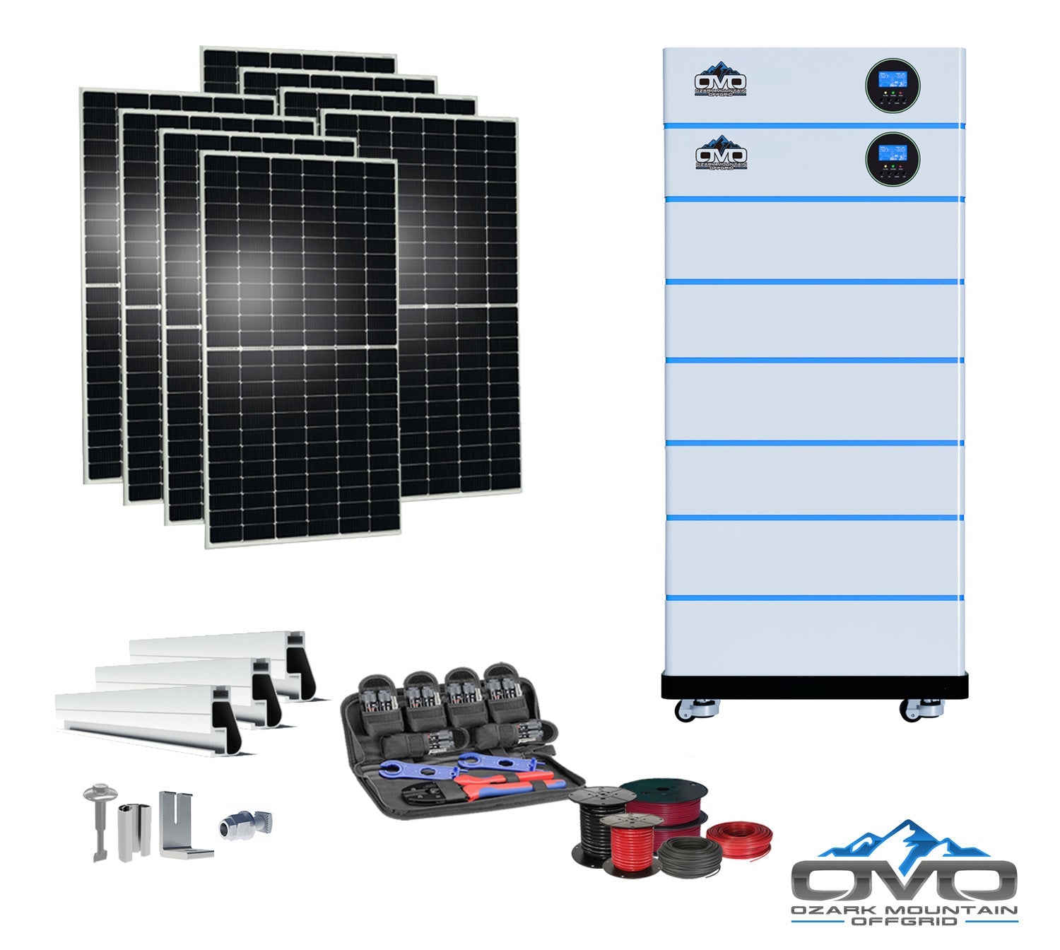 4.4KW OMO All-In-One Customizable Stacking Inverter/Battery System 120 ...