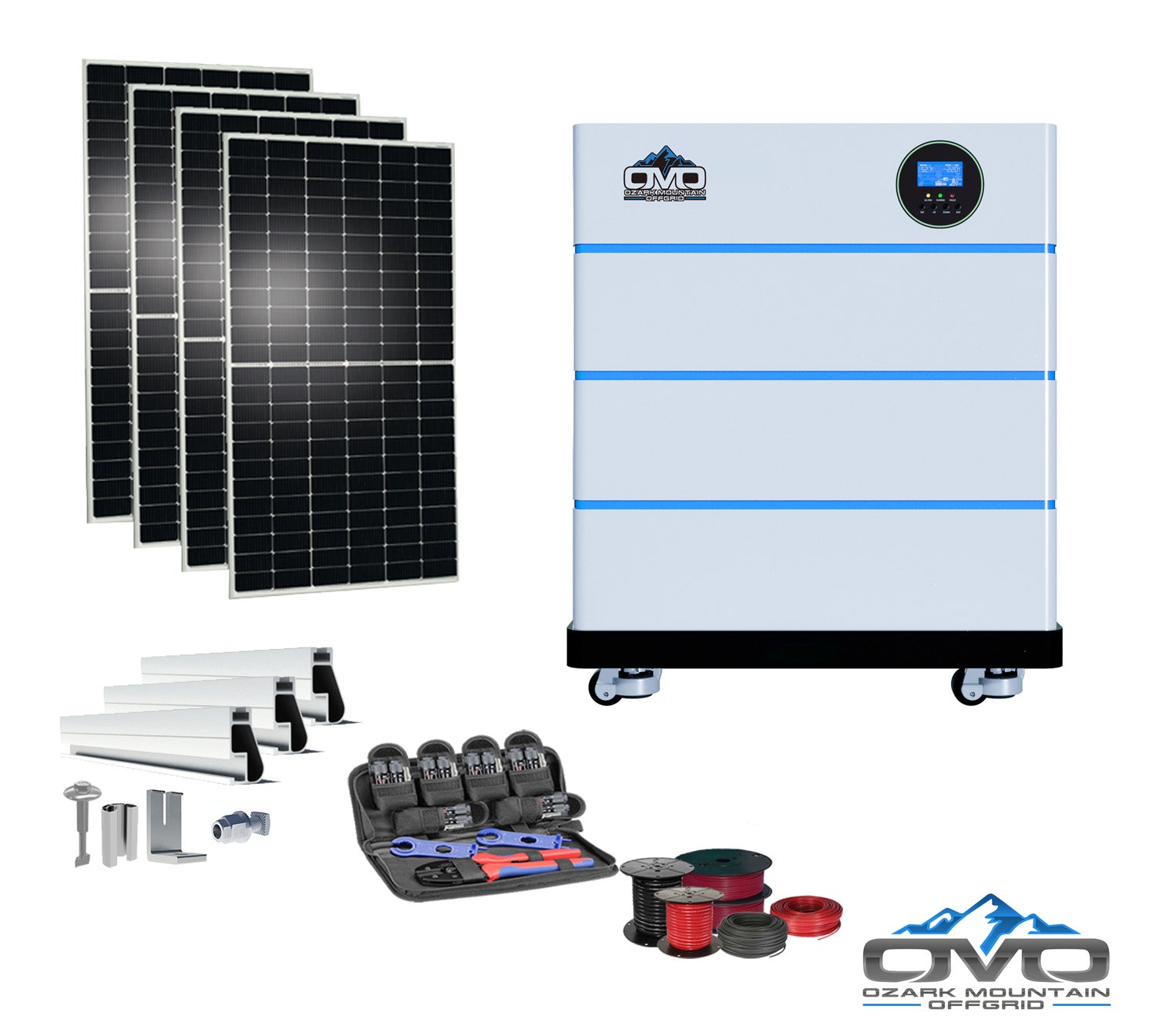 2.2KW OMO All-In-One Customizable Stacking Inverter/Battery System 550 ...