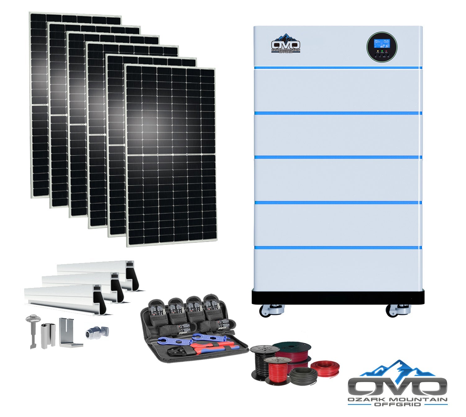 3.3KW OMO All-In-One Customizable Stacking Inverter/Battery System 550 ...