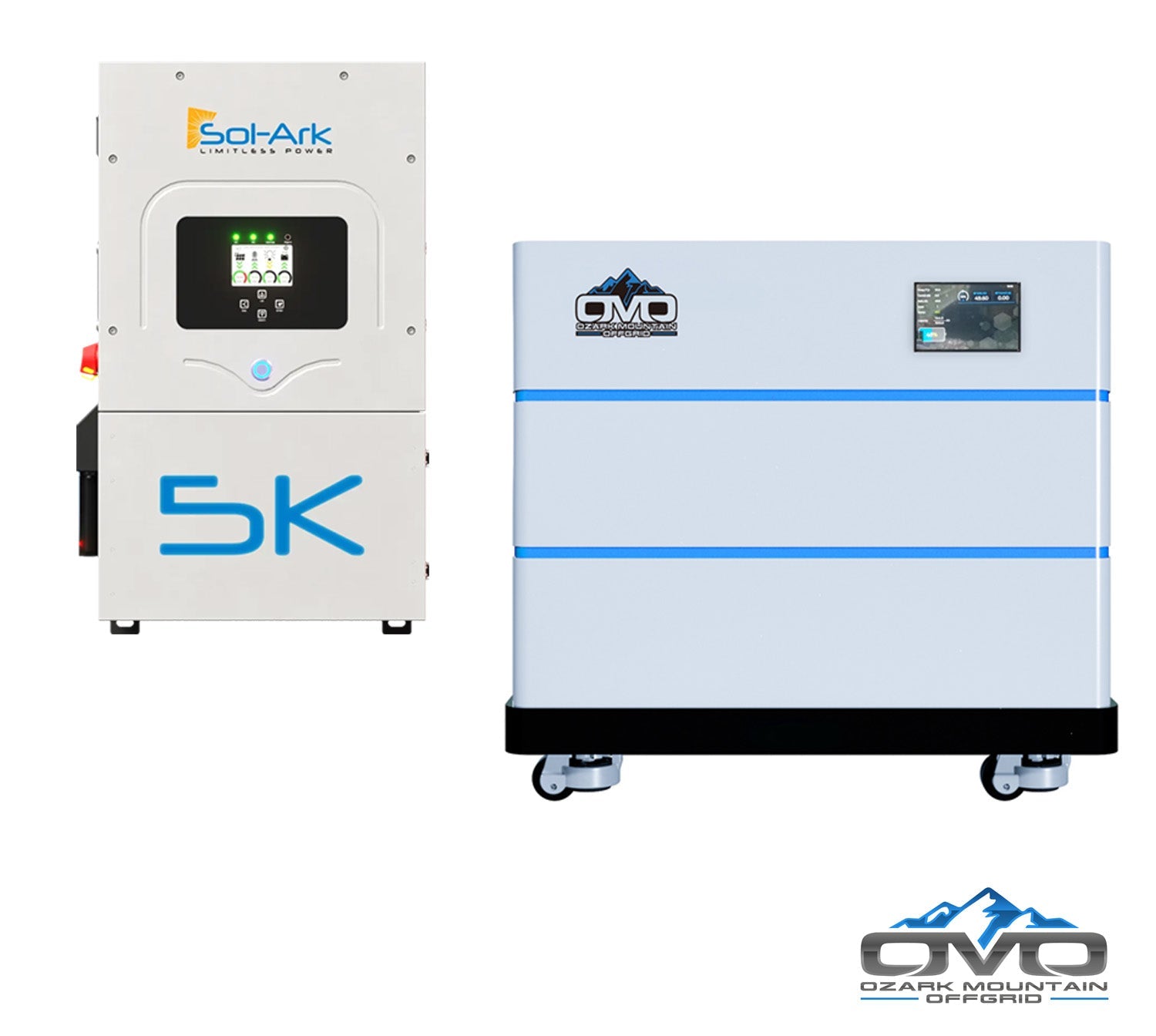 5K Sol-Ark Inverter + 10.24KW OMO Stack Lithium Battery – Mercados ...